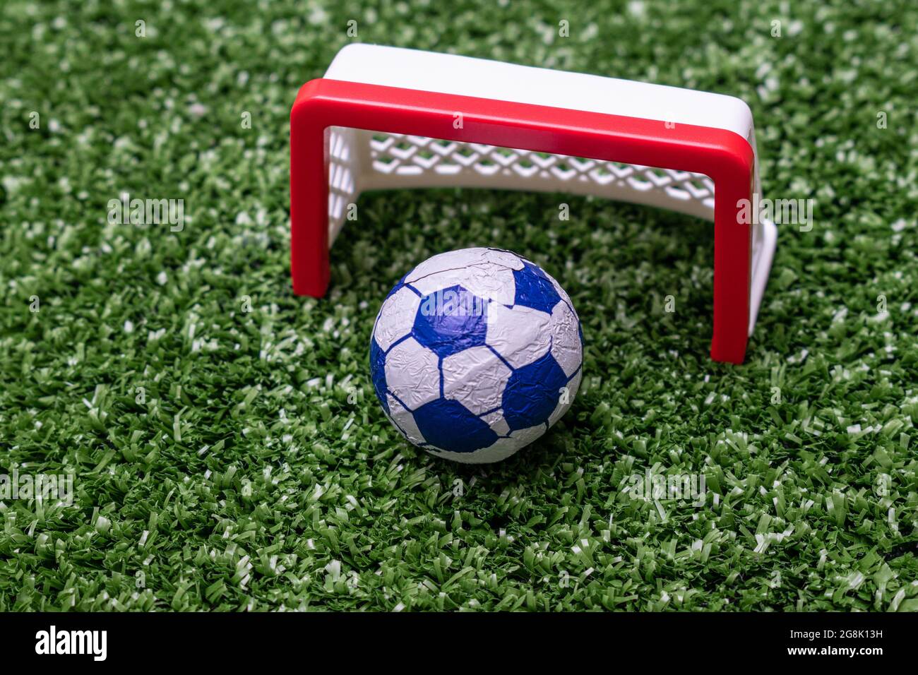 High angle shot of the Olympic football objects - Tokyo Olympic Games ...