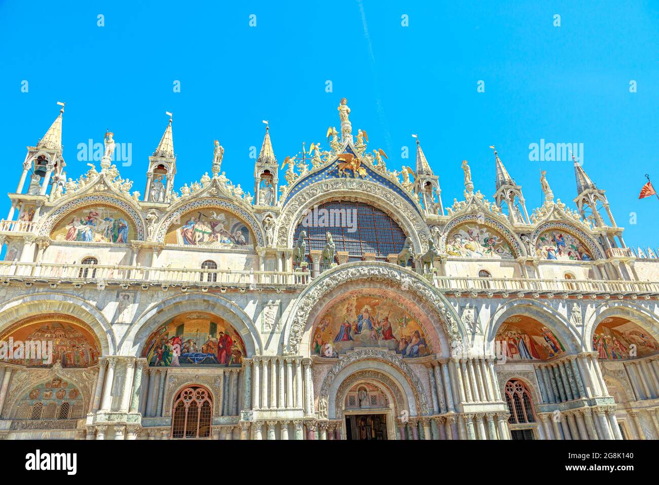San Marco Basilica in Venice. The main italian church of the city ...