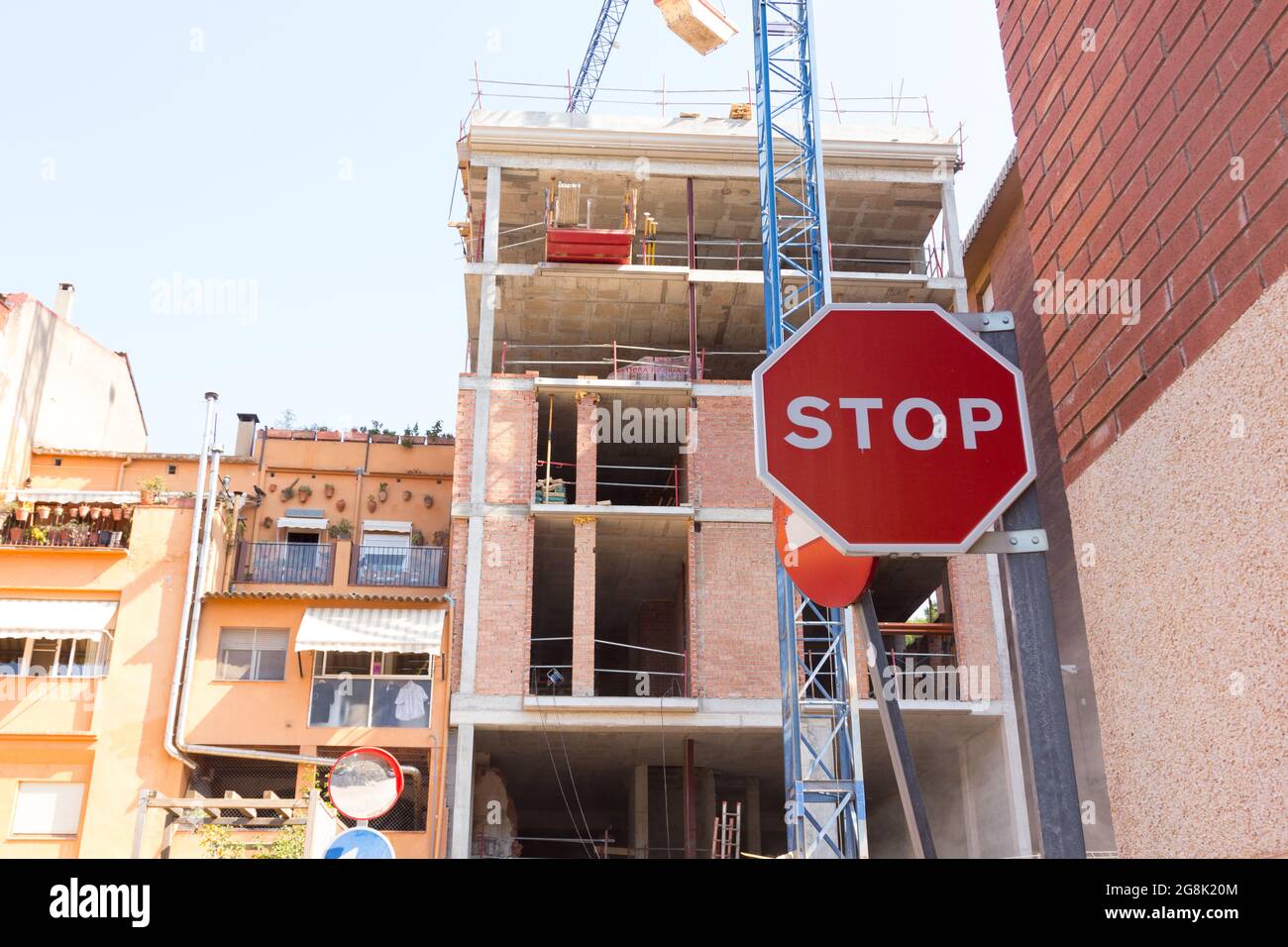 Traffic signs informing drivers of the prohibitions and obligations of ...