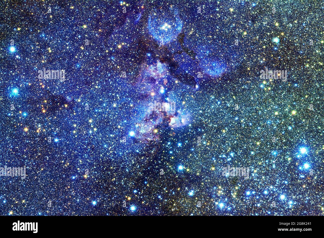 Cluster of stars. Starfield. Nebula. Elements of this image furnished ...