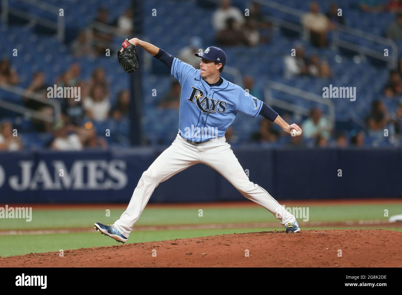 St. Petersburg, FL. USA; Tampa Bay Rays starting pitcher Ryan Yarbrough ...