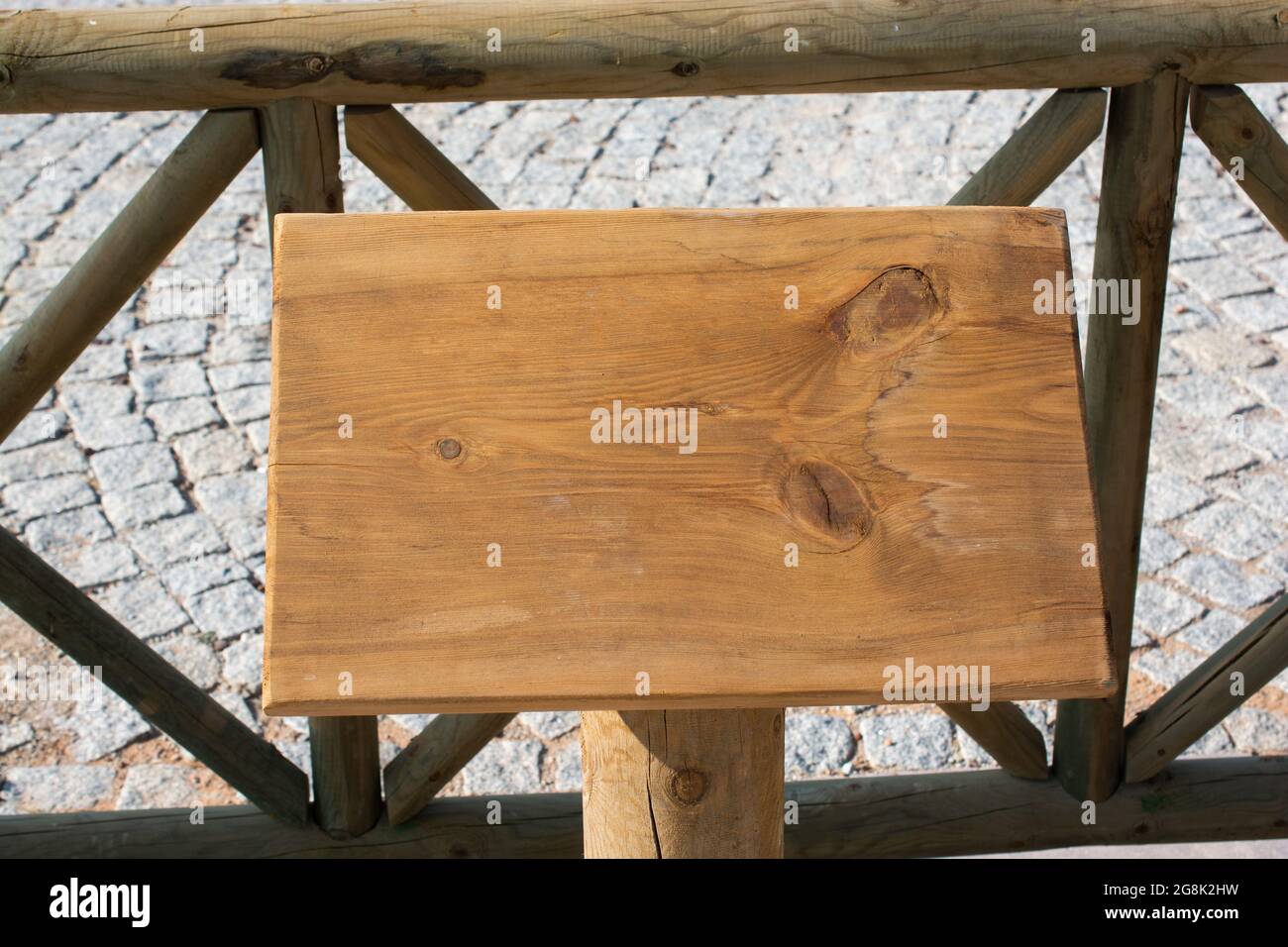 Wooden board for signs or direction indicators Stock Photo - Alamy