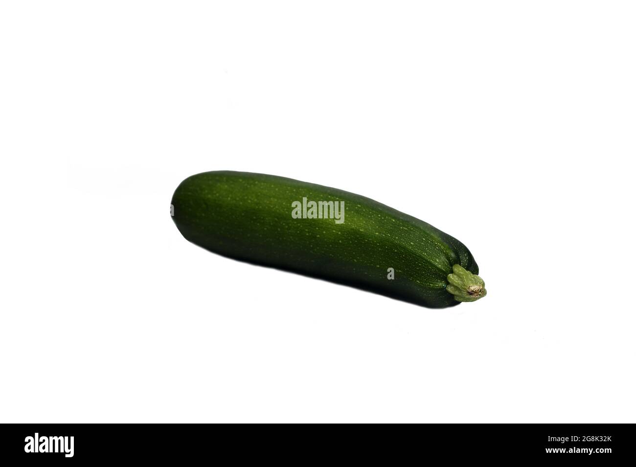 ripe courgette isolated on white background. Healthy eating concept ...