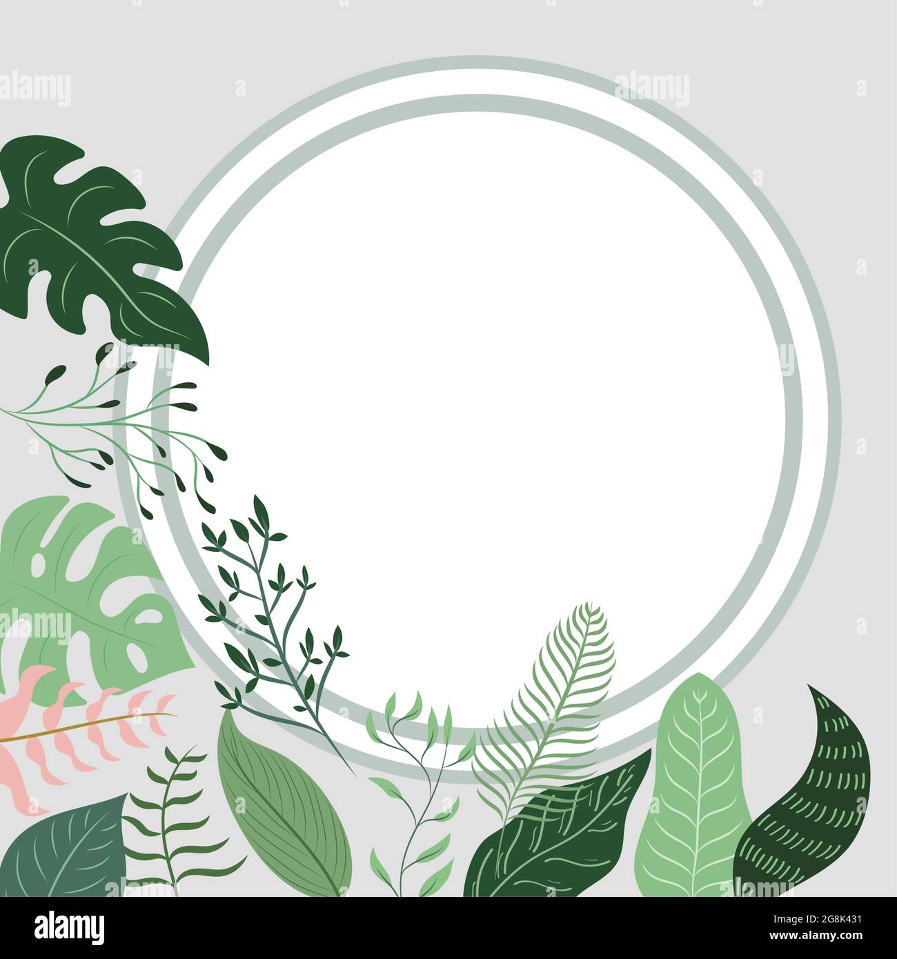 Frame planting Stock Vector Images - Alamy