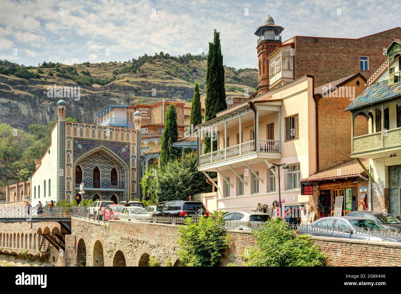 Tbilisi Old Town, HDR Image Stock Photo - Alamy