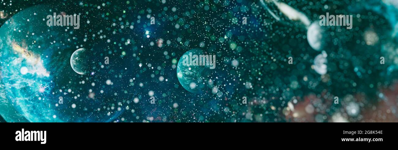 Mystical beautiful space. Unforgettable diverse space background ...