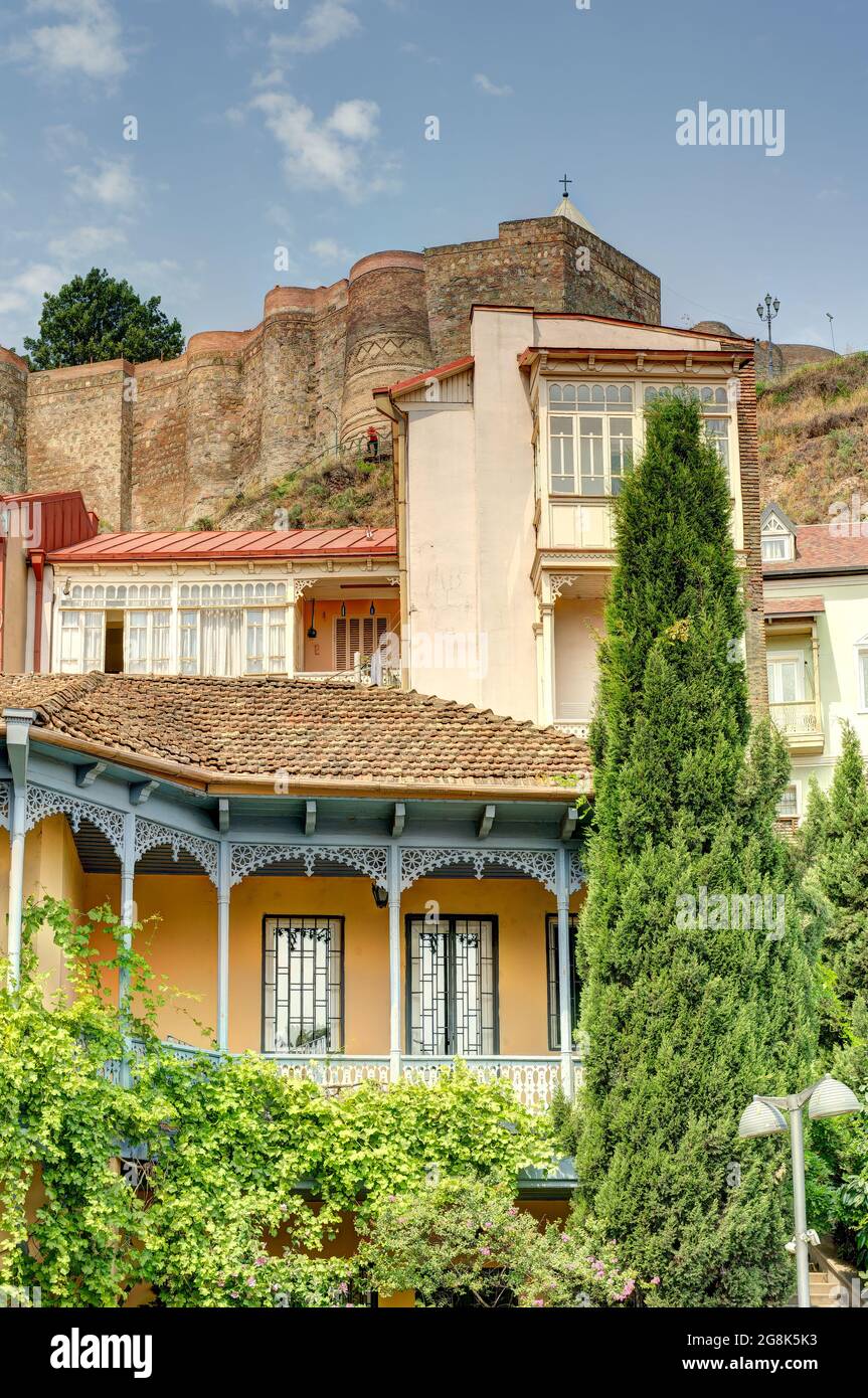 Tbilisi Old Town, HDR Image Stock Photo - Alamy