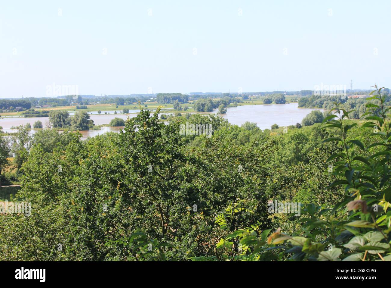 High water level of the Lower Rhine River Stock Photo - Alamy