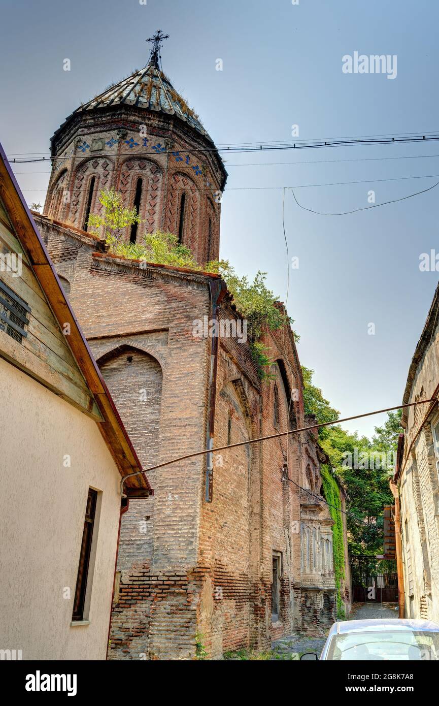 Tbilisi Old Town, HDR Image Stock Photo - Alamy