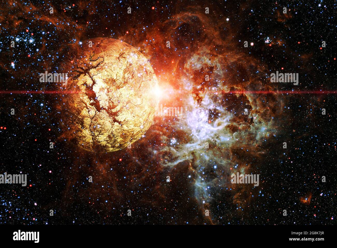 Deep space. Awesome science fiction render. Elements of this image ...