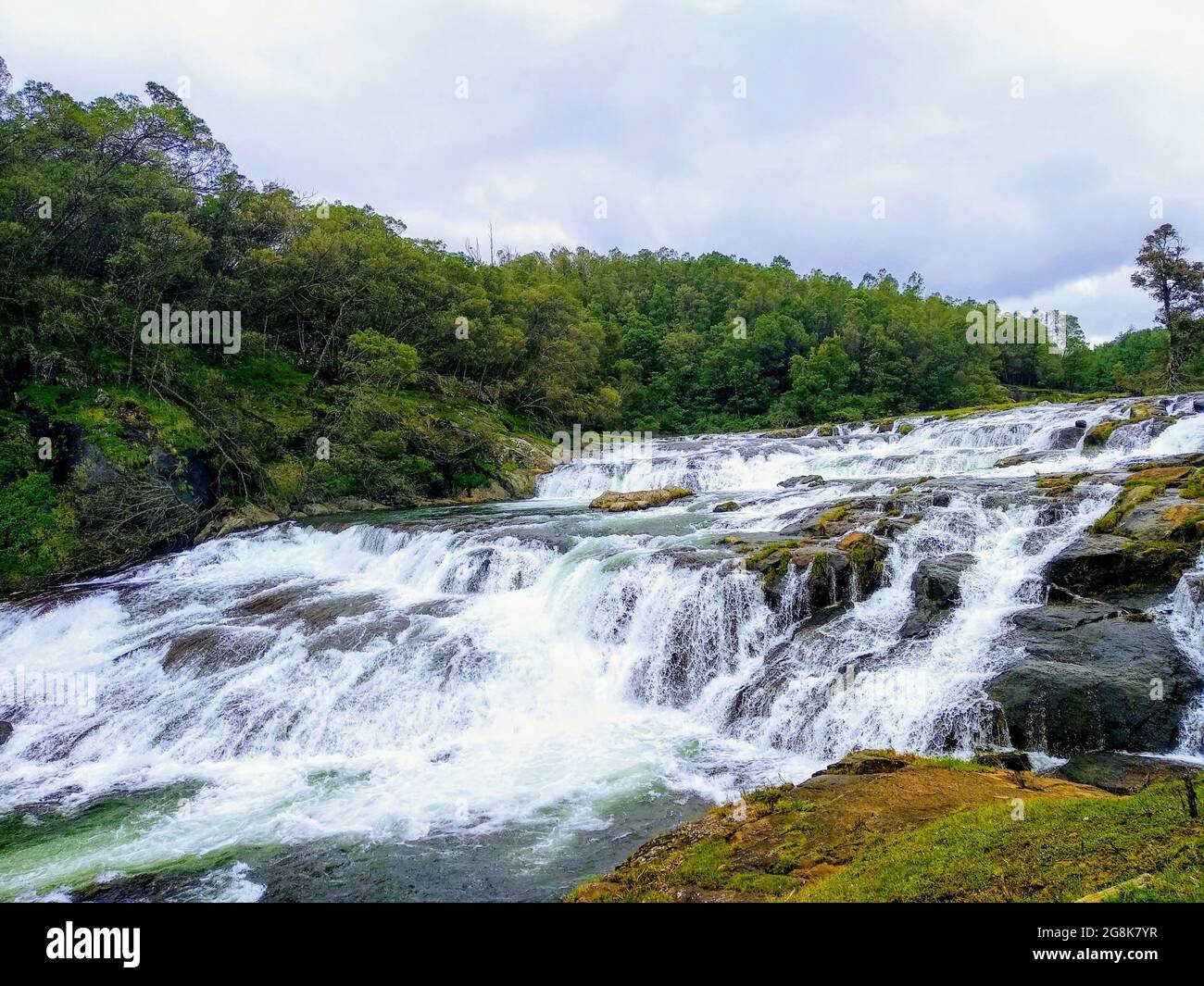 Beautiful foamy Pykara WaterFalls in Ooty resort town, India on a ...