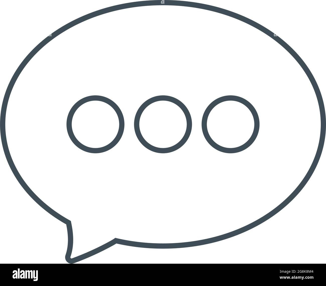 chat balloon silhouette icon Stock Vector Image & Art - Alamy