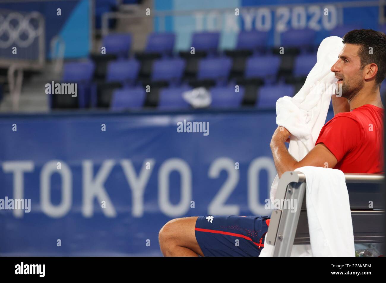 Tokyo, Japan. 21st July, 2021. Novak Djokovic (SRB) Tennis : Men's ...