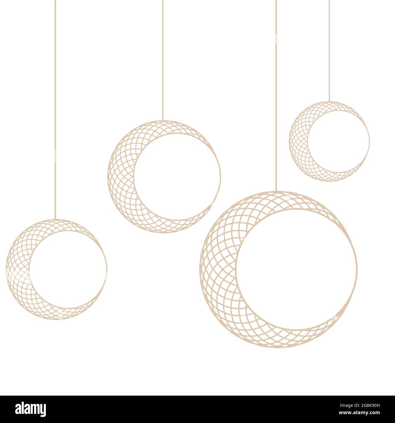 Hanging moon vector illustrator design Stock Vector Image & Art - Alamy
