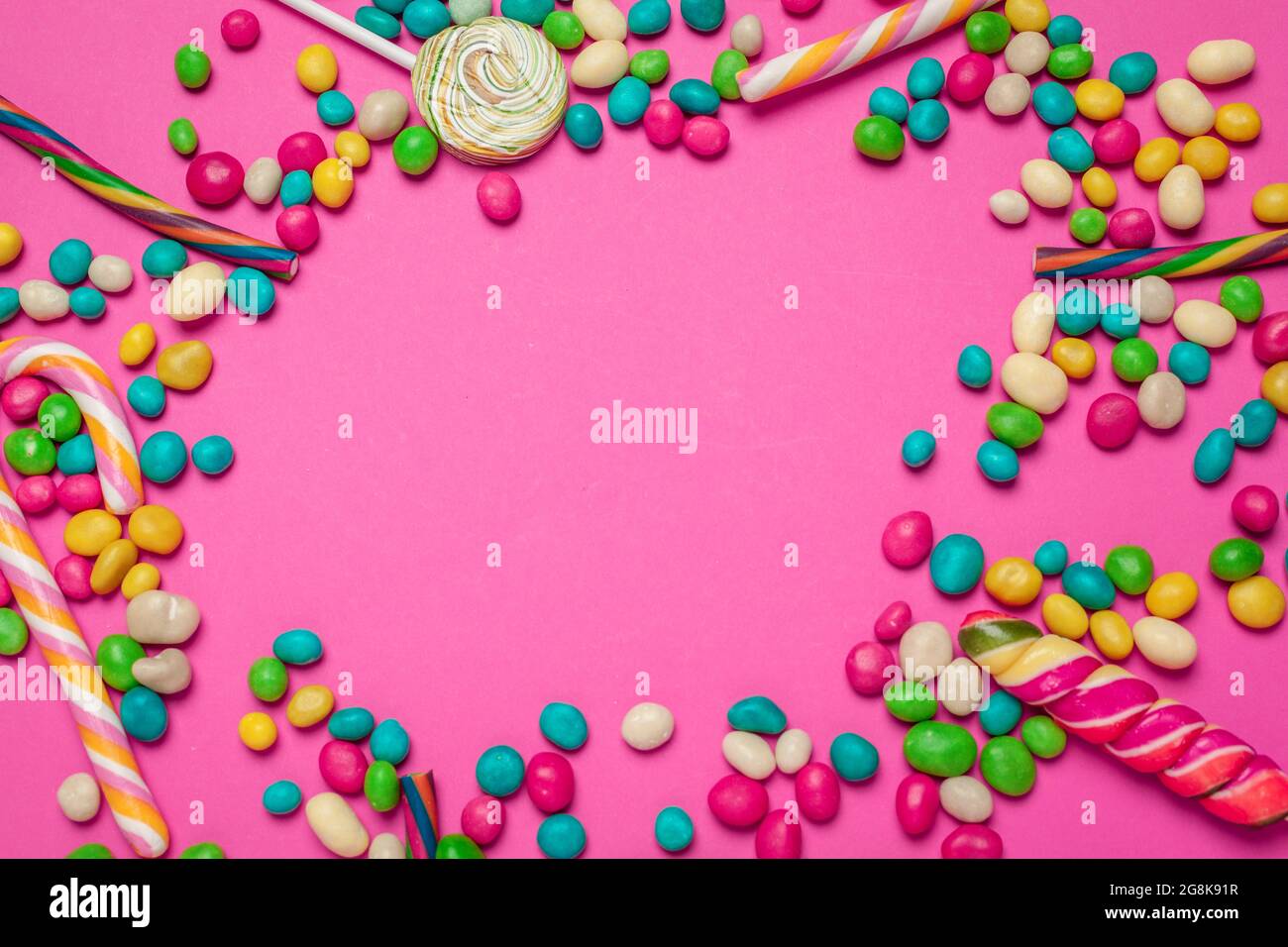 Different colorful fruit candy Stock Photo - Alamy