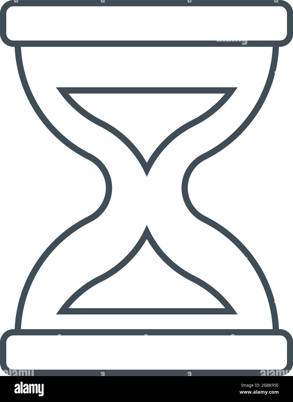 sandglass silhouette icon Stock Vector Image & Art - Alamy