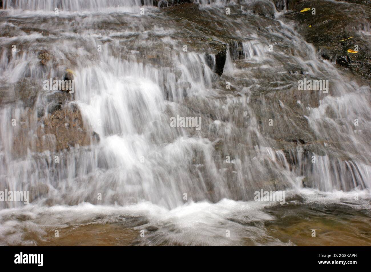 Taman Ponteng Waterfall, Singkawang, West Kalimantan, Indonesia Stock ...