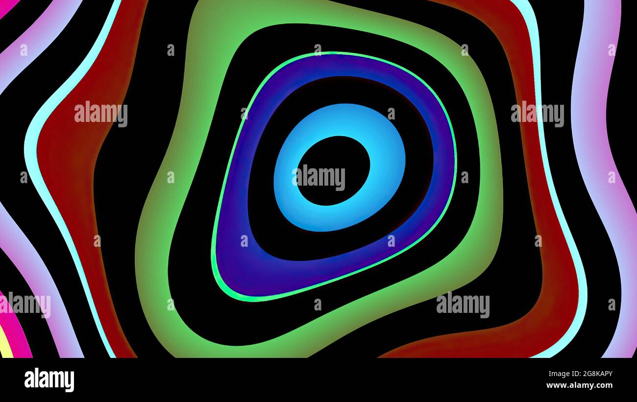 Abstract colorful psychedelic graphics background Stock Photo - Alamy