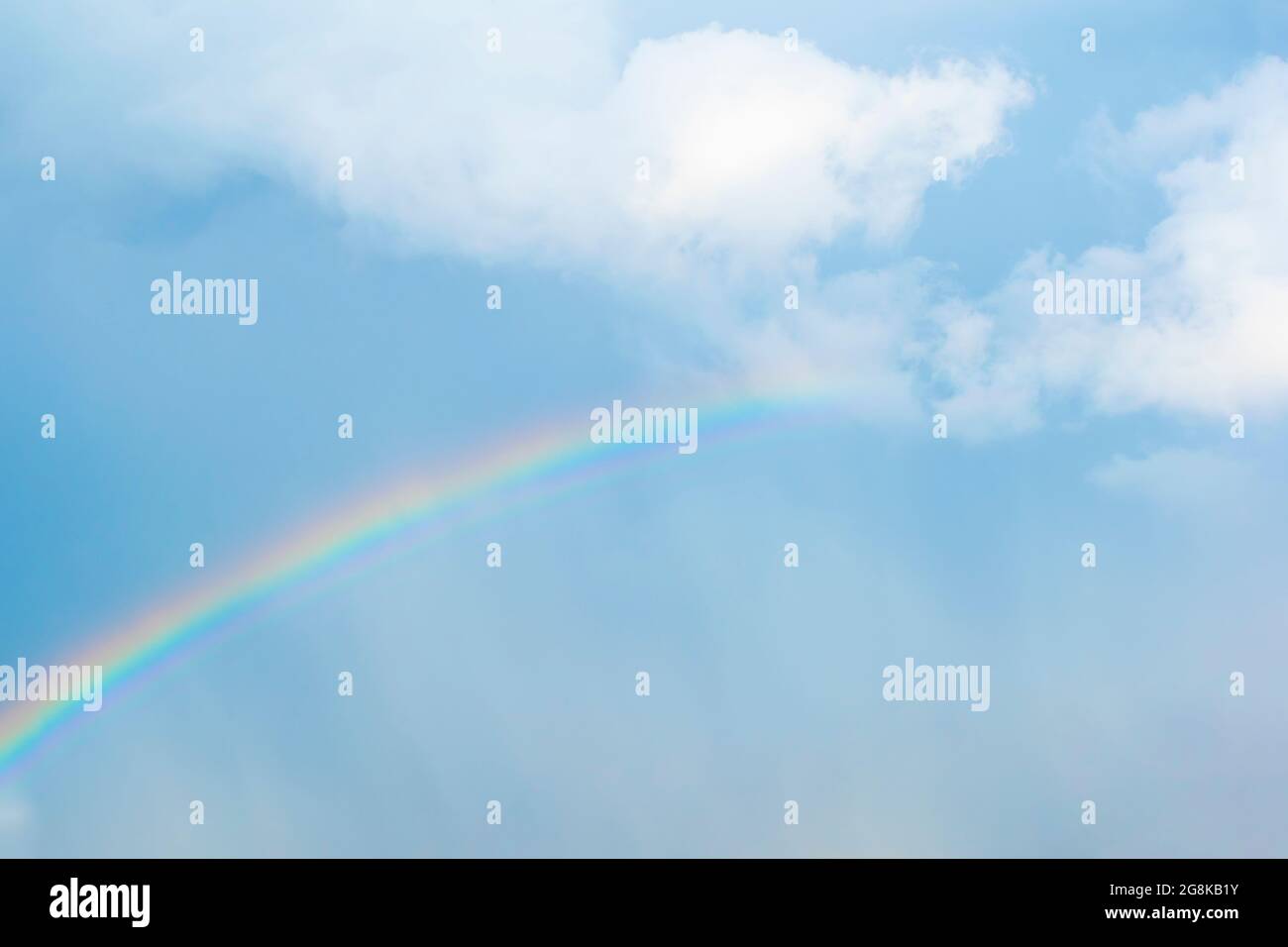 Rainbow after the storm Stock Photo - Alamy