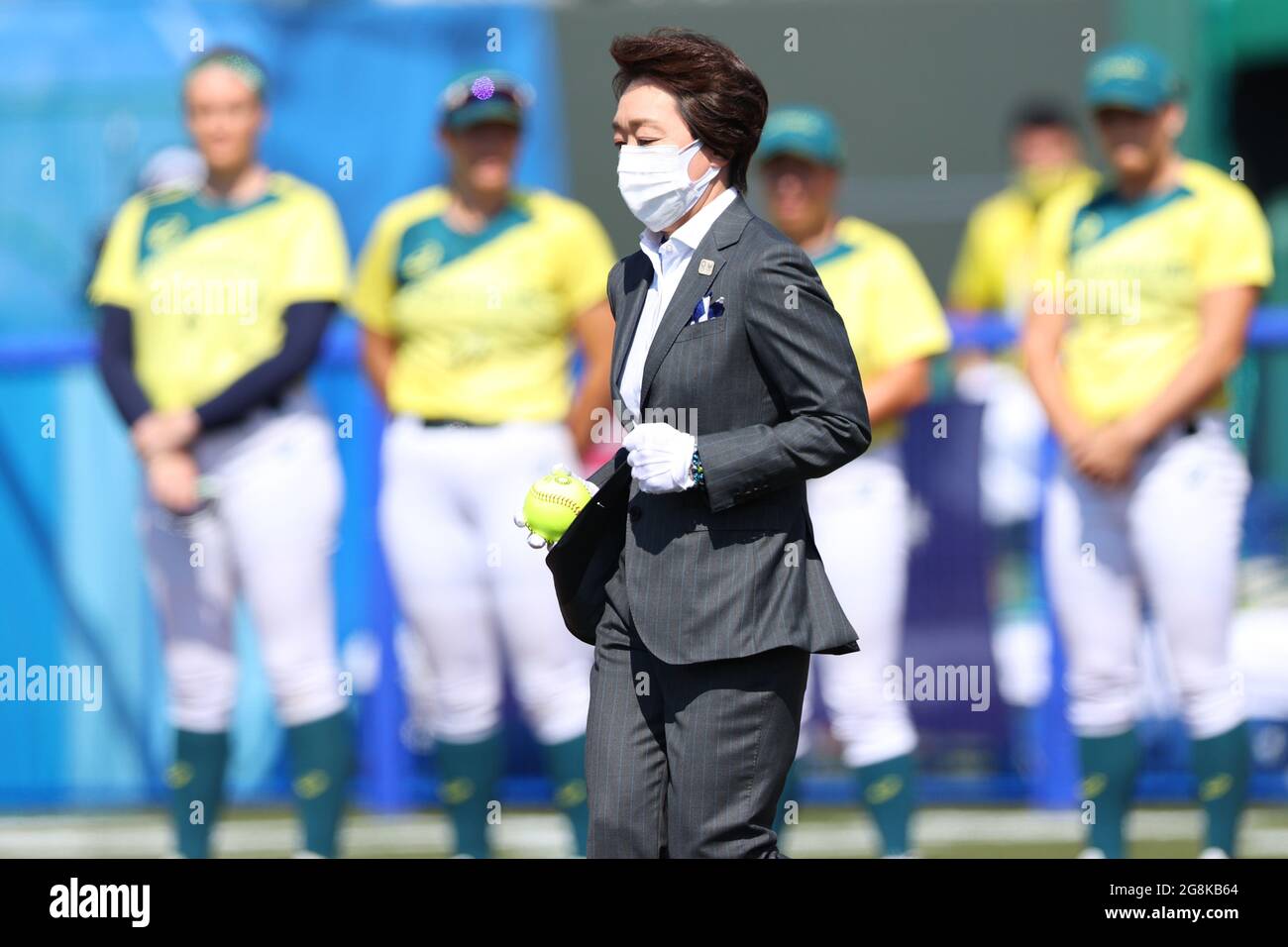 Fukushima, Japan. 21st July, 2021. Seiko Hashimoto Softball : Opening ...