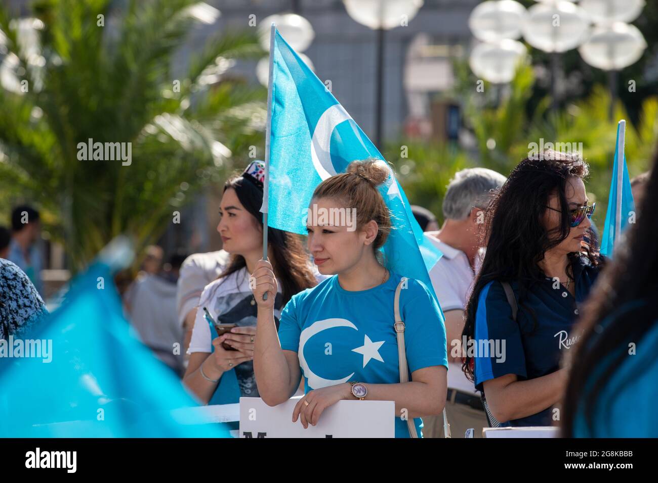Protest der uiguren hi-res stock photography and images - Alamy