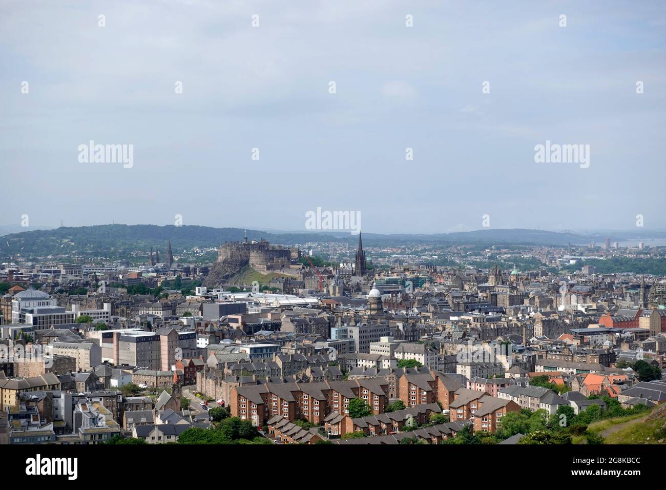 Arthur's Seat Edinburgh Aerial View High Resolution Stock Photography ...