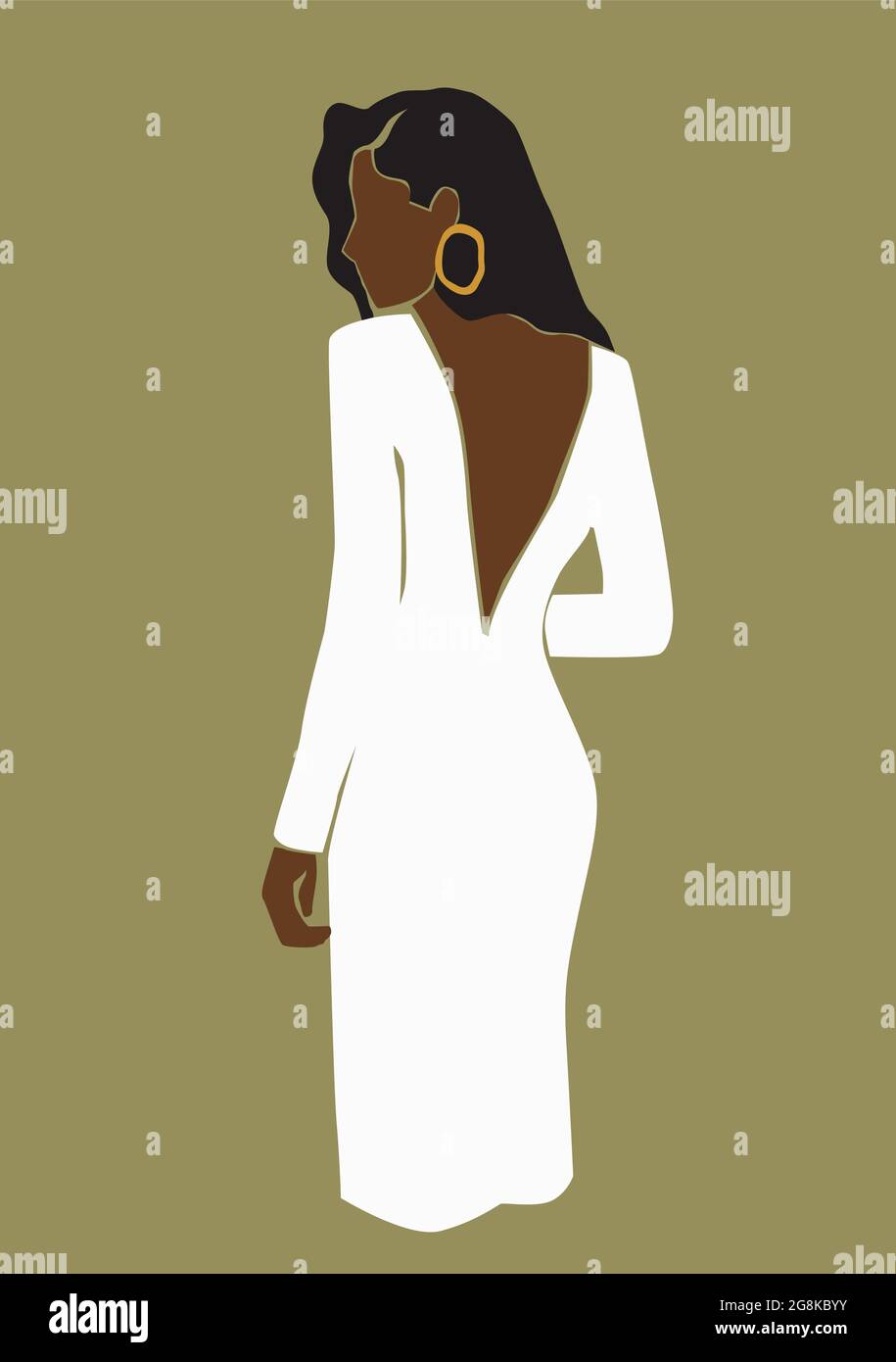 Woman Abstract Portrait Illustration Stock Vector Image & Art - Alamy