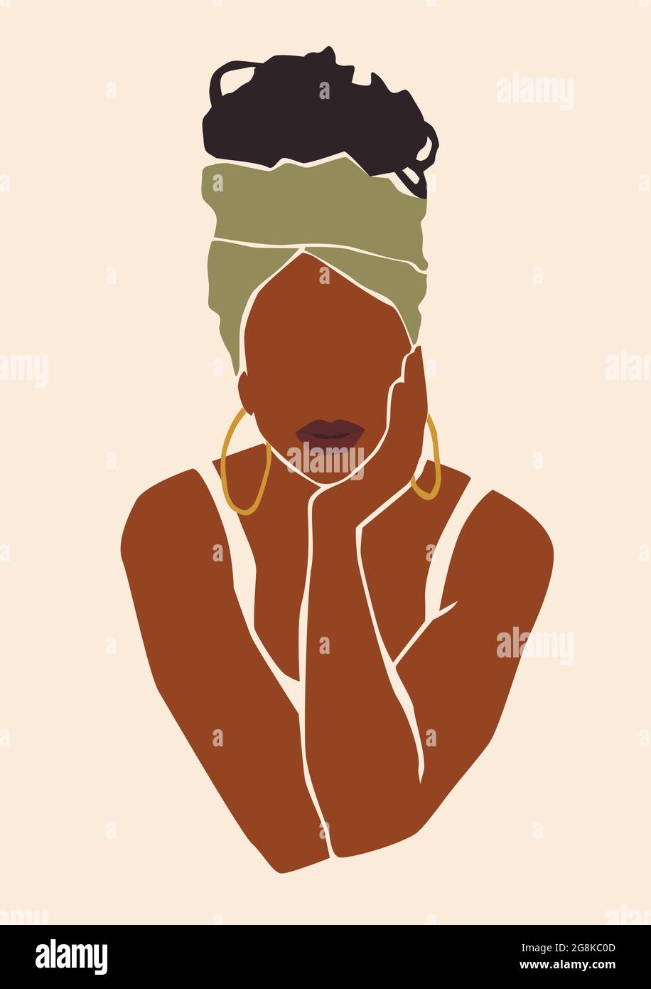 Woman Abstract Portrait Illustration Stock Vector Image & Art - Alamy