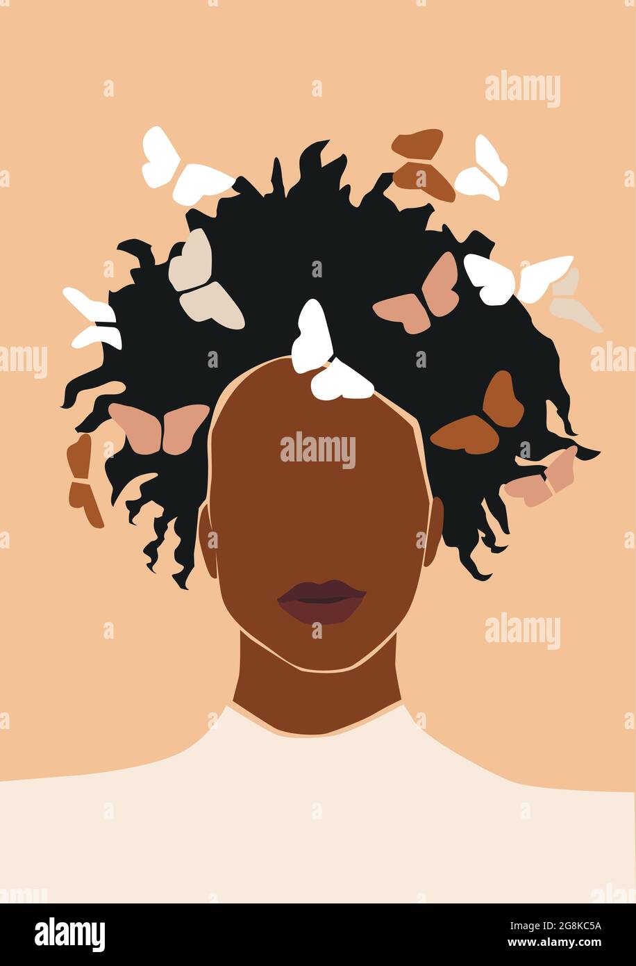 Abstract woman poster hi-res stock photography and images - Alamy