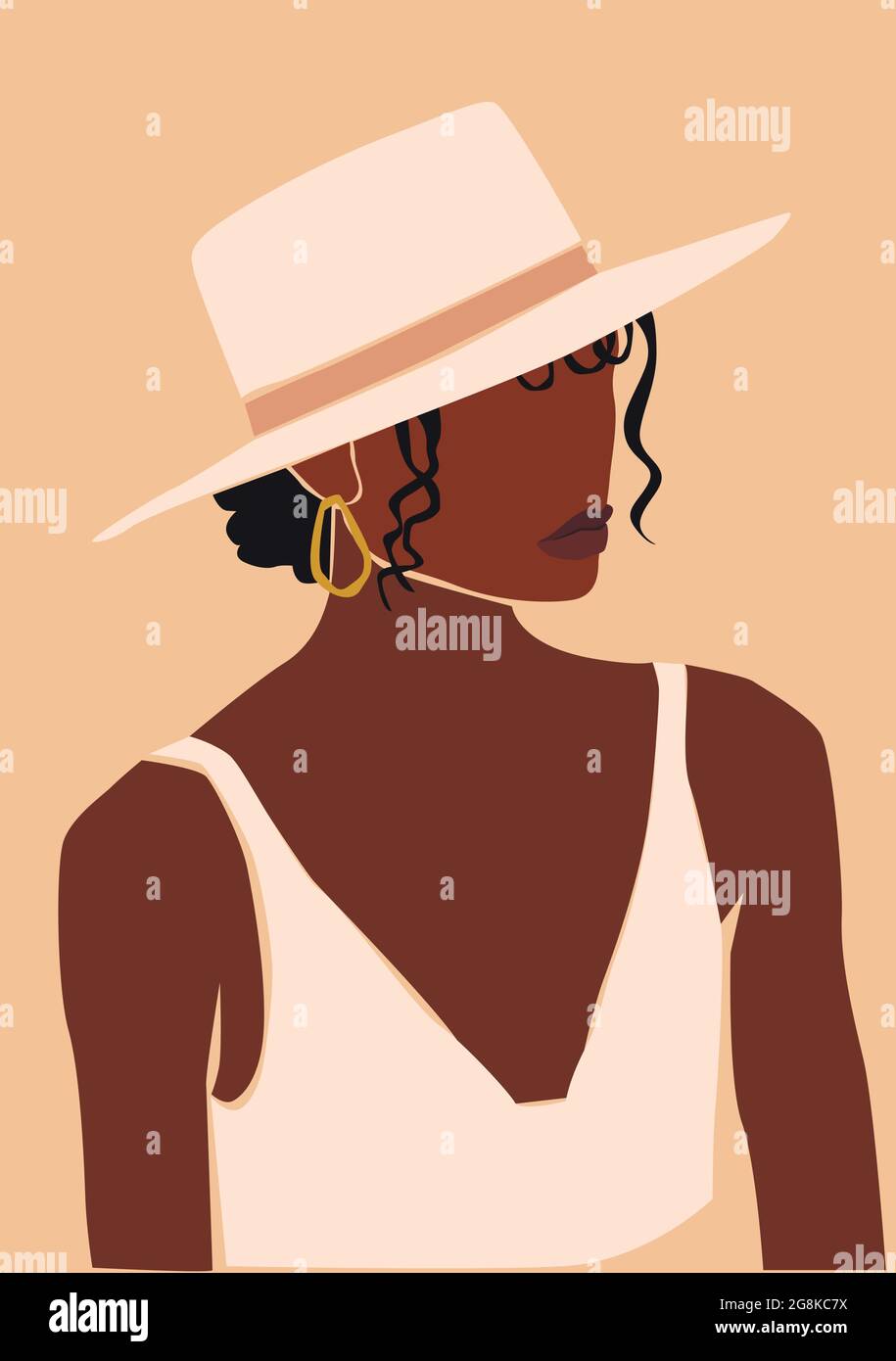 Woman Abstract Portrait Illustration Stock Vector Image & Art - Alamy