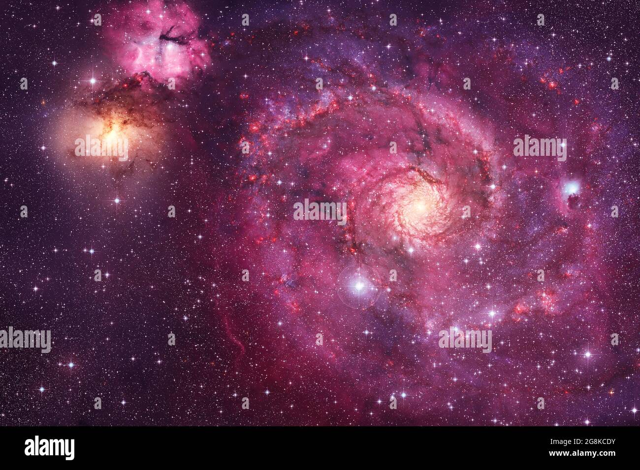 Deep space. Awesome science fiction render. Elements of this image ...