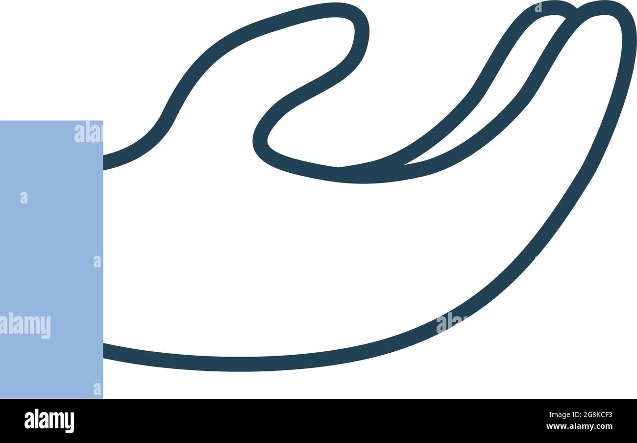 pictogram hand icon on white background Stock Vector Image & Art - Alamy