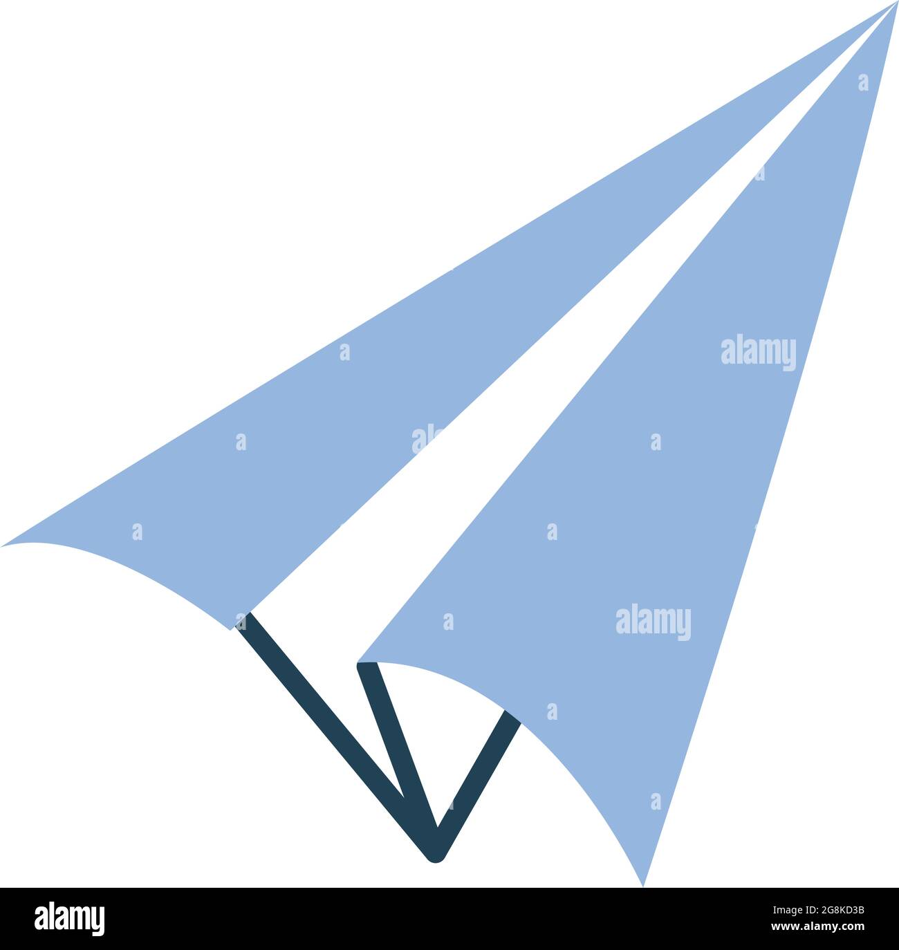 paper plane icon on white background Stock Vector Image & Art - Alamy