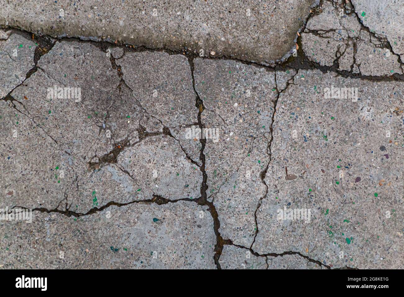 Cracked asphalt top view hi-res stock photography and images - Alamy