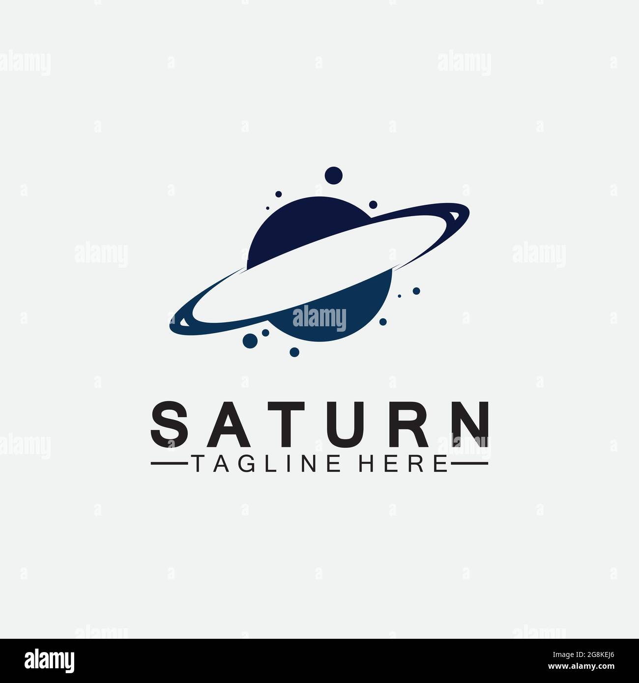 Saturn Planet Logo