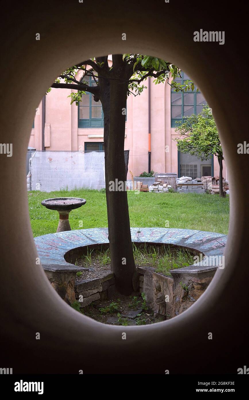 Rome Colle Aventino, Basilica of Santa Sabina In the wall in front of ...