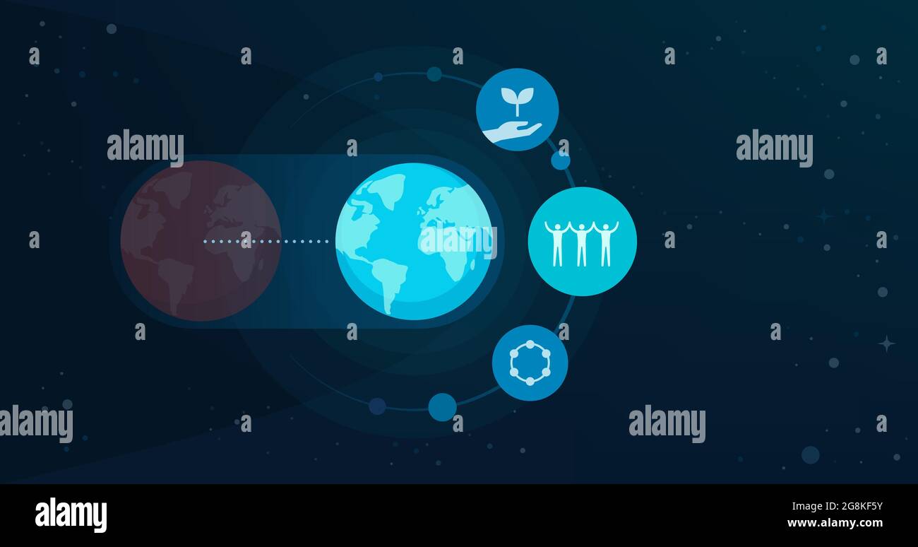 Save planet planet earth Stock Vector Images - Alamy