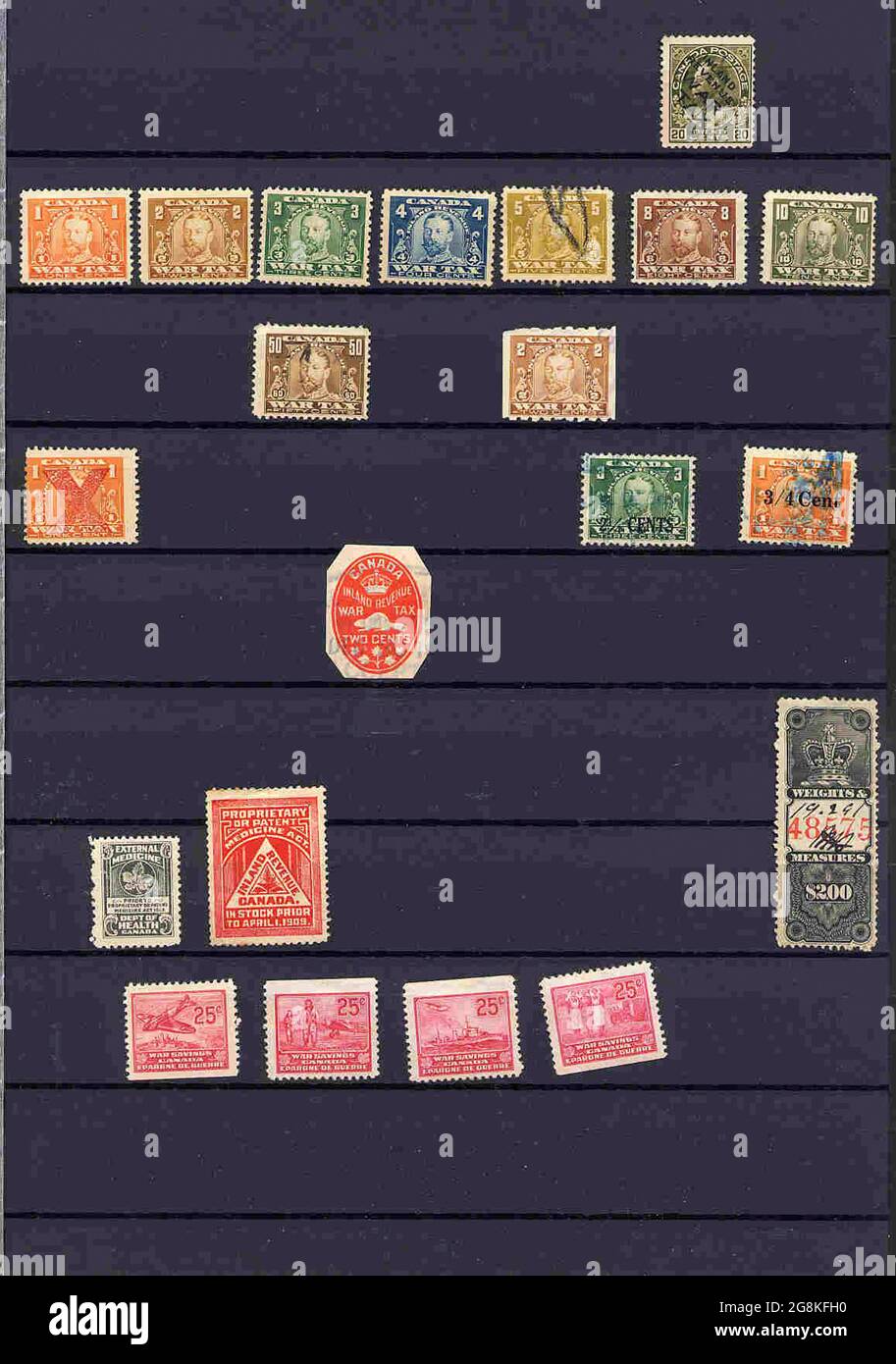 Revenue stamps hi-res stock photography and images - Alamy