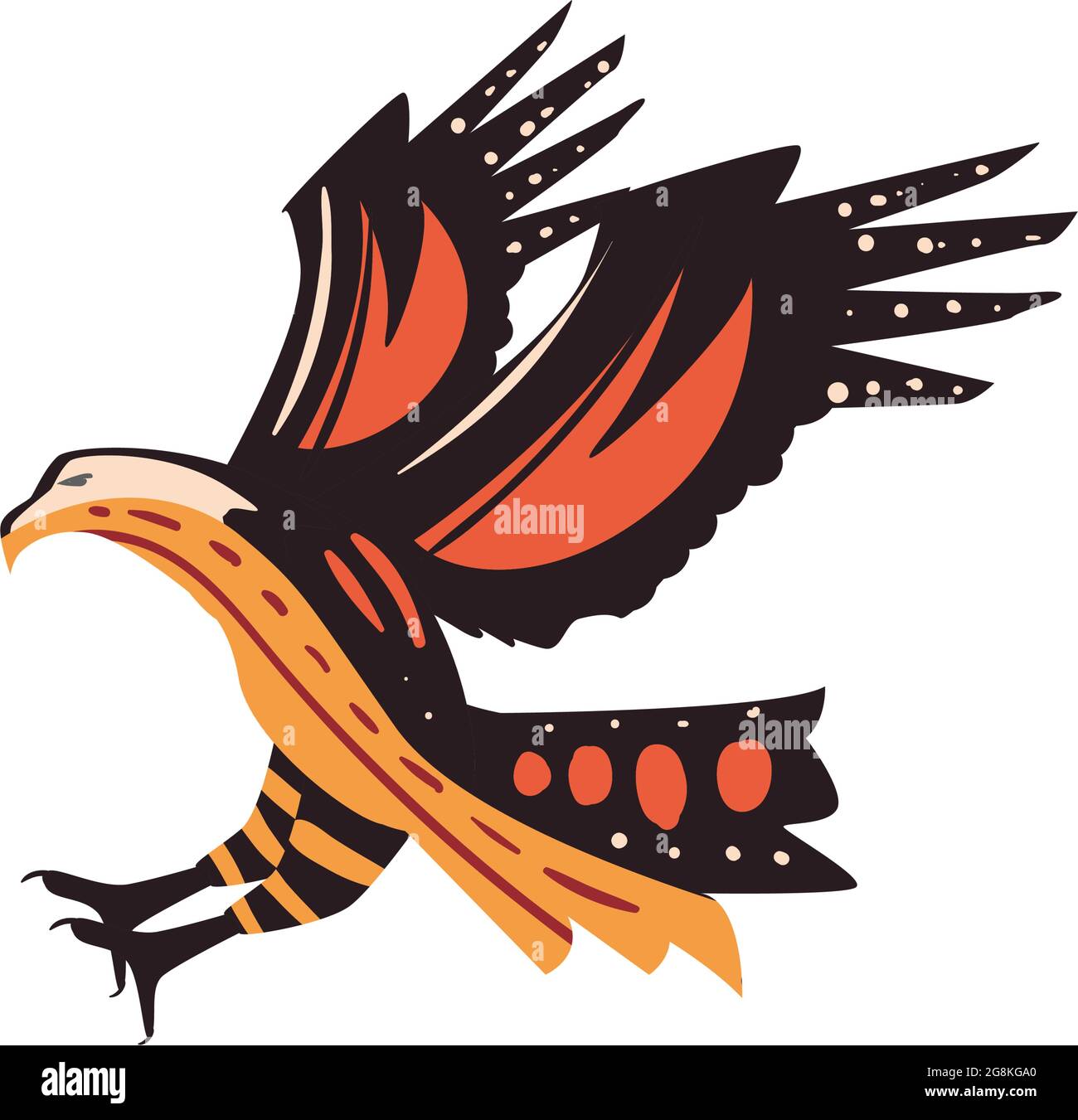 eagle indigenous animal ethnicity icon Stock Vector Image & Art - Alamy