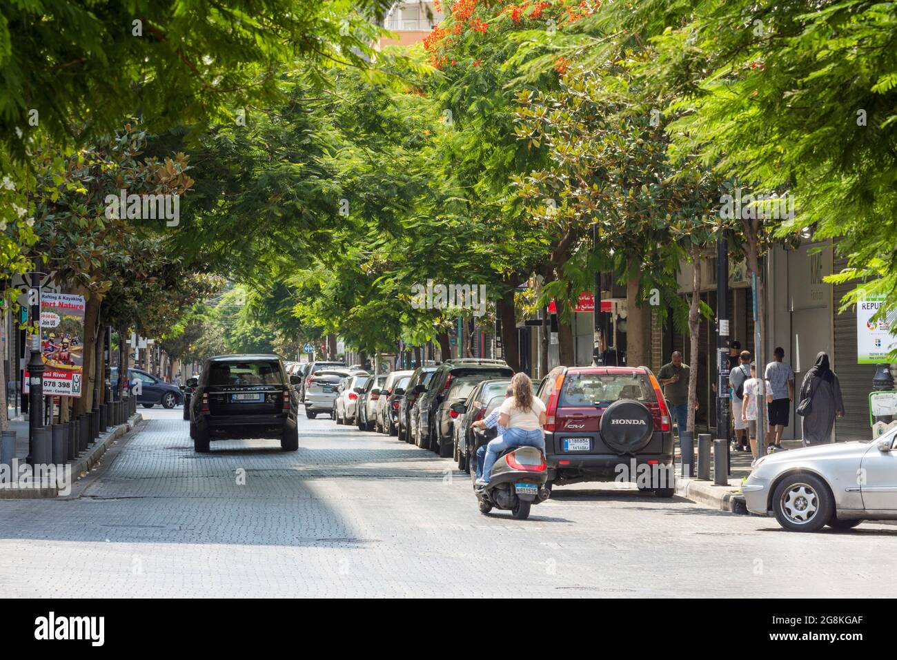 Hamra street beirut hi-res stock photography and images - Alamy