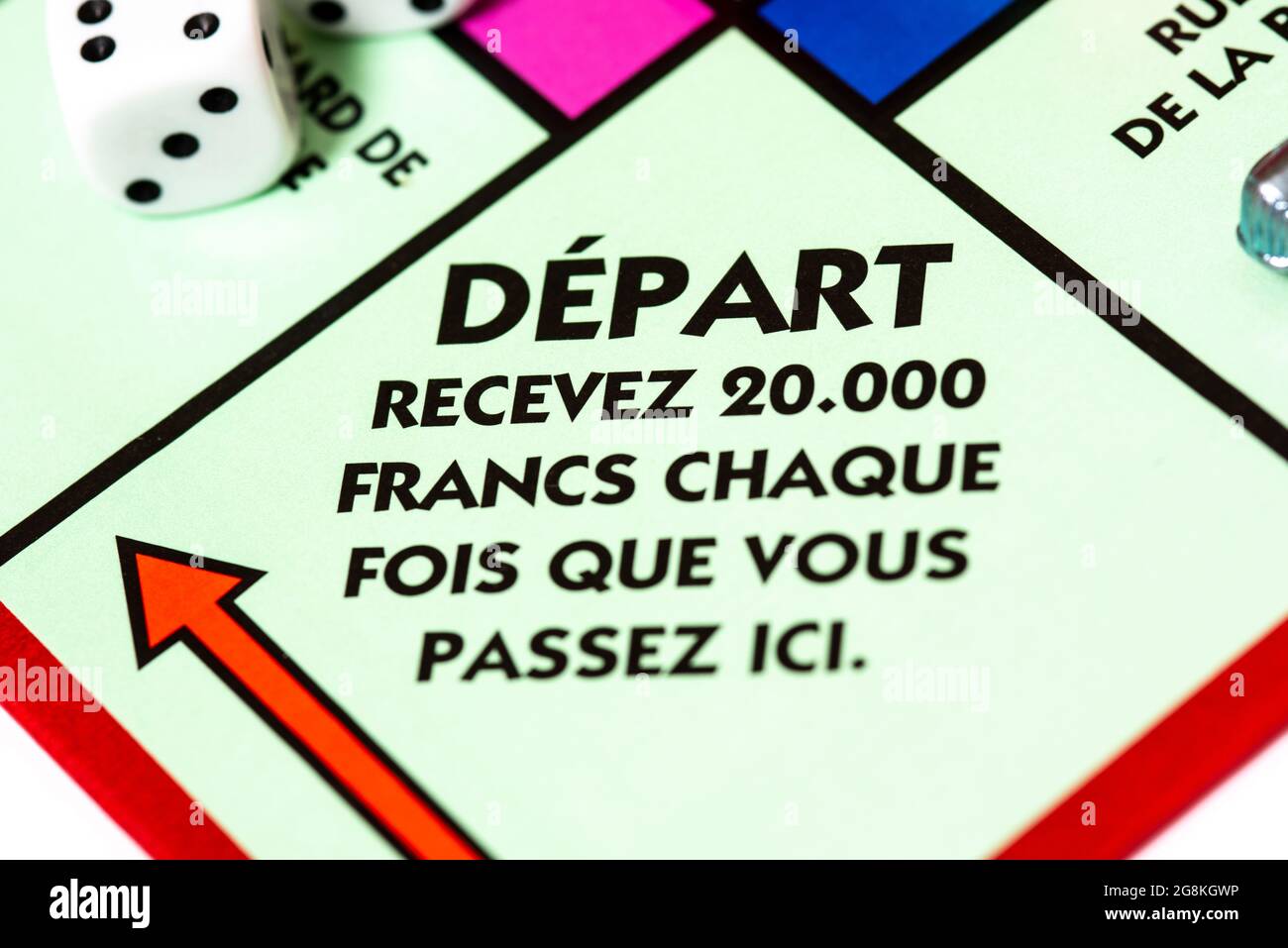 French monopoly board game hi-res stock photography and images - Alamy