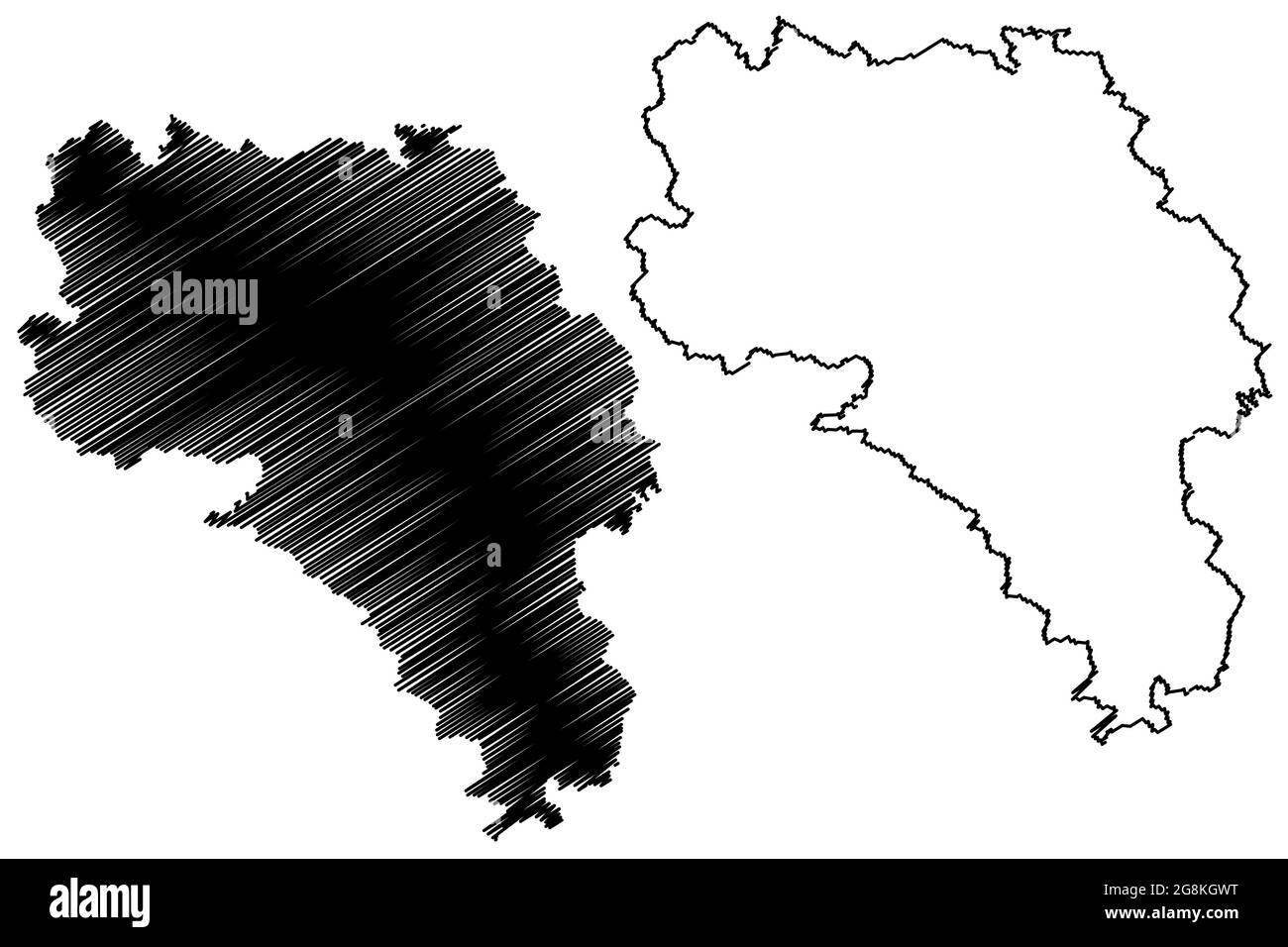 Schwarzwald Baar district (Federal Republic of Germany, rural district ...