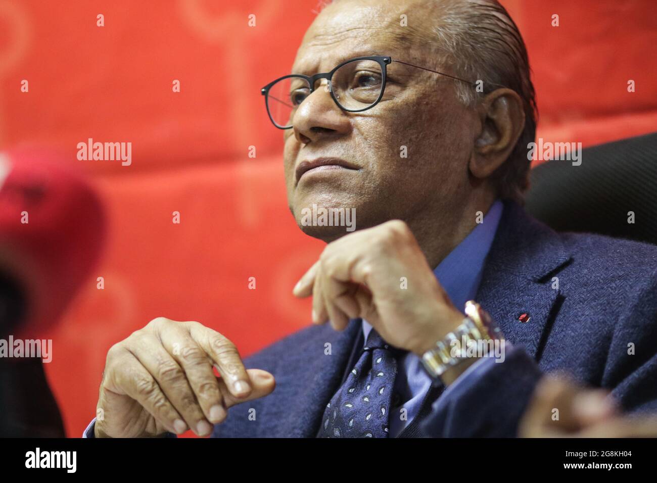 Mauritius prime minister navinchandra ramgoolam hi-res stock ...