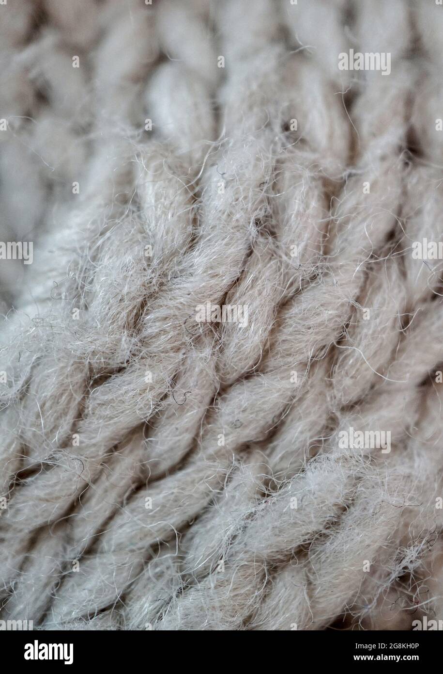 Closeup of a woolen thick white fabric texture Stock Photo - Alamy