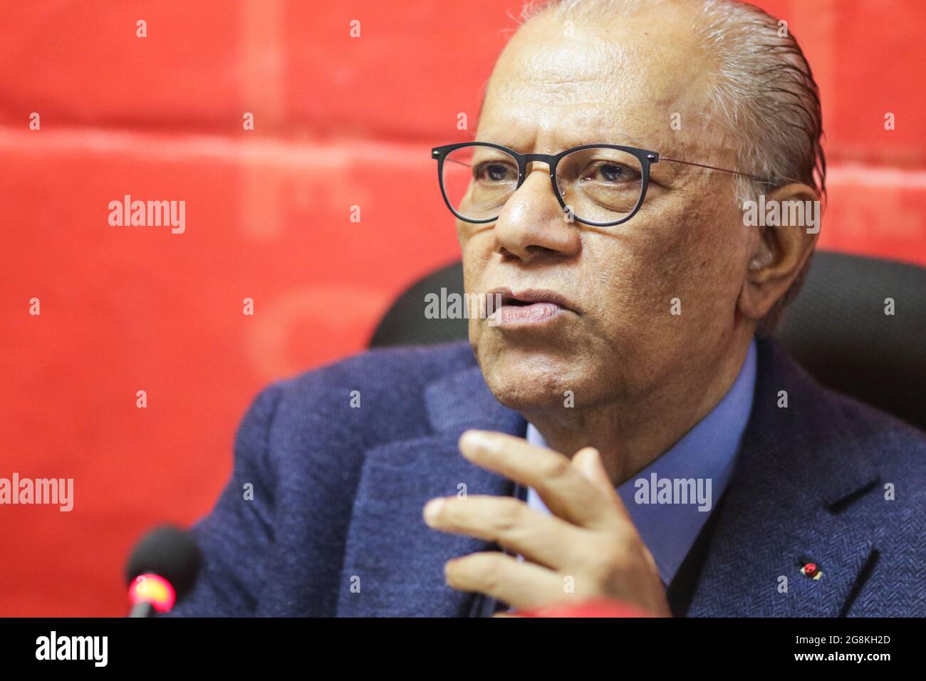 Prime minister mauritius navinchandra ramgoolam hi-res stock ...
