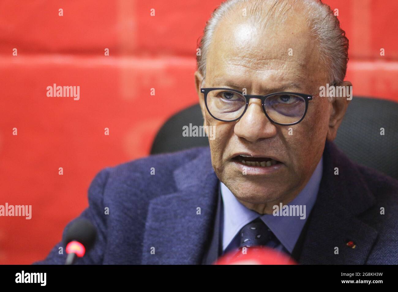 Prime minister mauritius navinchandra ramgoolam hi-res stock ...
