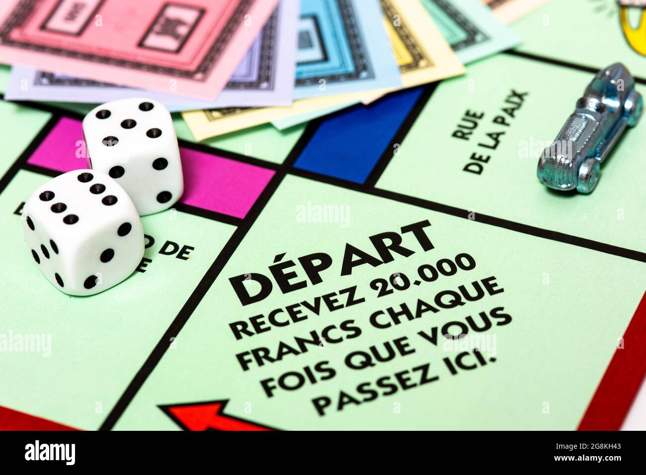 French version monopoly hi-res stock photography and images - Alamy