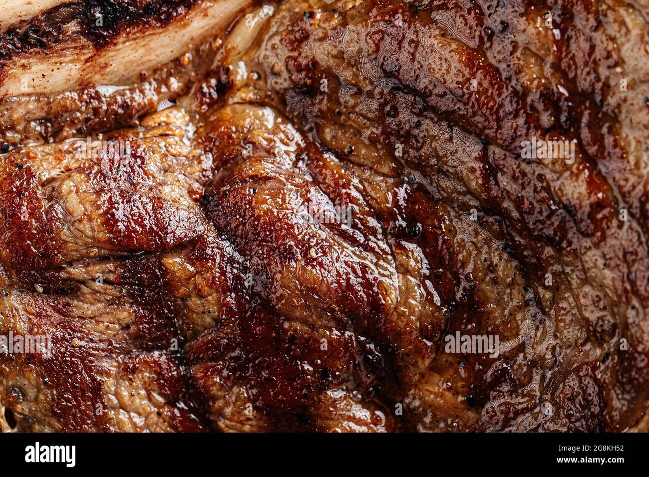 Closeup on grilled beef steak texture background Stock Photo - Alamy