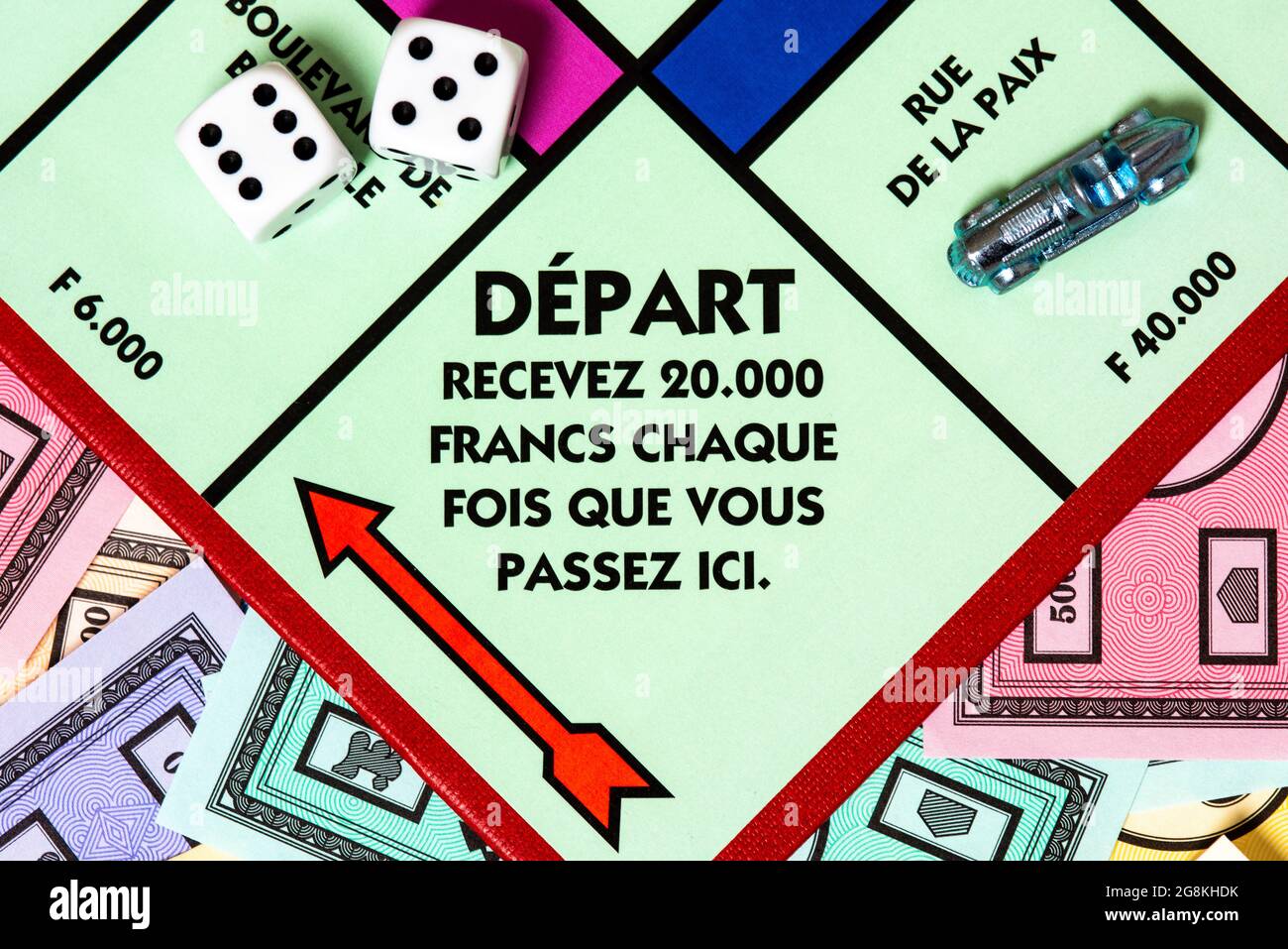 French monopoly board game hi-res stock photography and images - Alamy