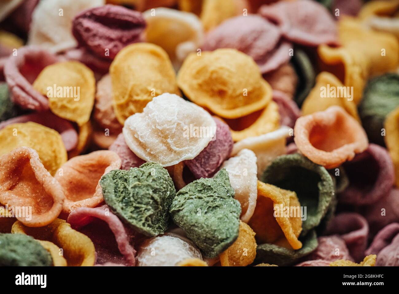 Hand made orecchiette pasta from Puglia, made with natural flavors like ...